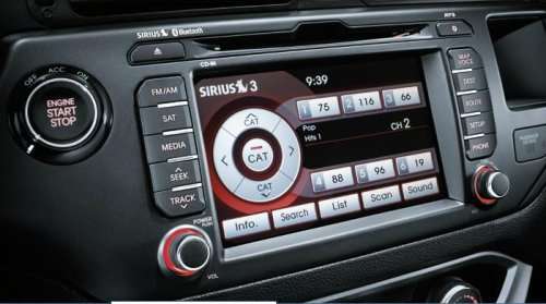 The navigation screen of the 2012 Kia Rio SX 5-door | Torque News